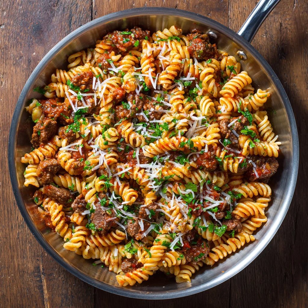 Savory Beef Pasta Recipe for a Hearty & Flavor-Packed Dinner